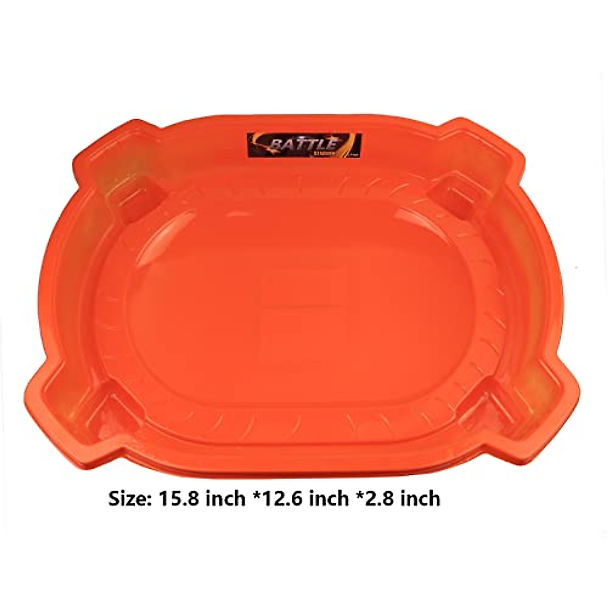 17Tek Stadium Battle Arena Training Ground for Beyblade Battling Games (Yellow 2)