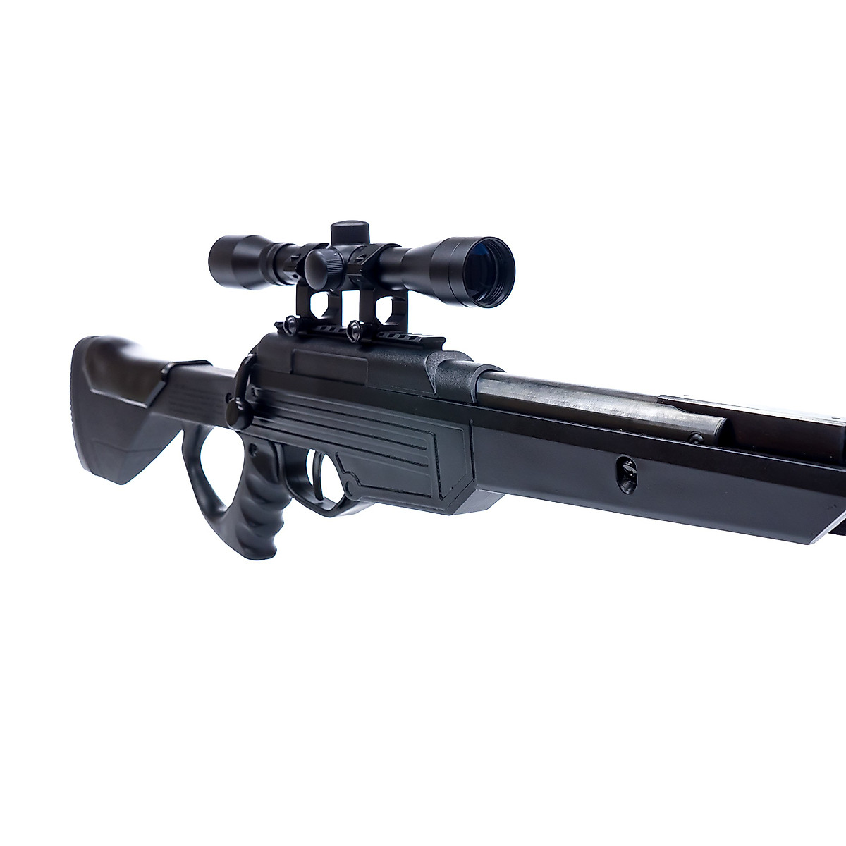 Barra Pellet Guns for Adults - Air Rifle for Hunting, Scope Included, Fires .177 Caliber Pellets, Break Barrel Spring Piston (Black TPR 1300 FPS)