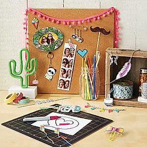 Just Play Shrinky Dinks Creative Pack, 10 Sheets Frosted White, Kids Art and Craft Activity Set, Kids Toys for Ages 6 Up