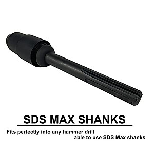TR TOOLROCK SDS Max to SDS Plus Adapter, 40Cr Steel SDS Max Shank, Connection SDS Max to SDS Plus Drill Converter Shank Quick Tool