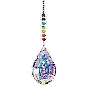 Newmerry Sun Catcher Feng Shui Crystals Window Large AB Drop Prism Home Decoration Come Gift Box