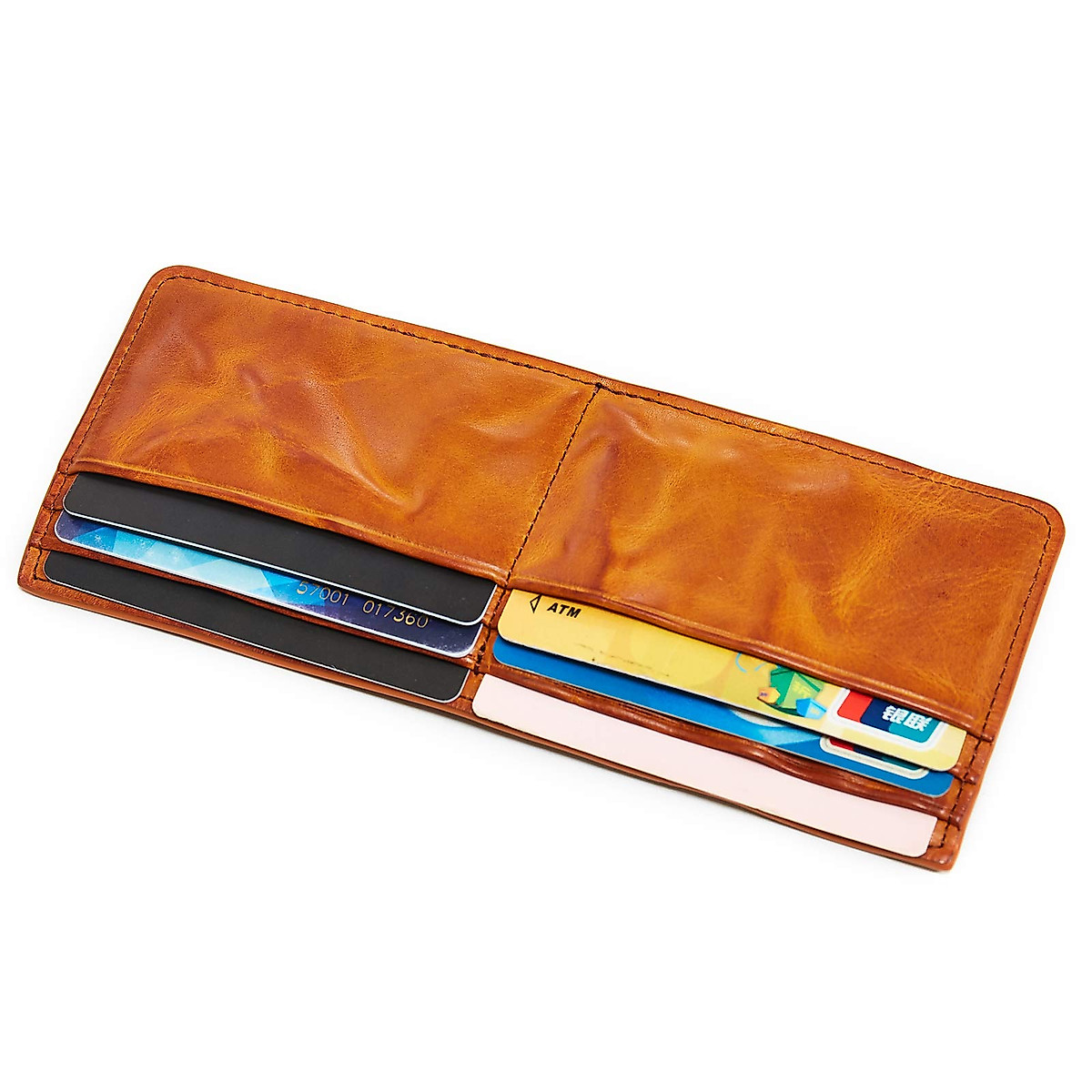 Ancicraft Womens Wallet Wristlet Leather Zippered Clutch Bag Phone Pouch with Snap Credit Card Holder Black Gift