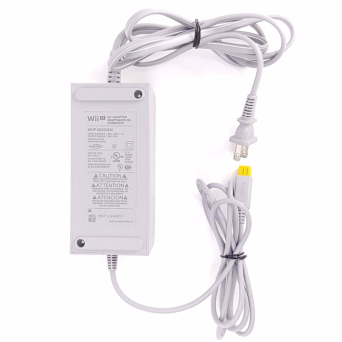 Genuine Nintendo OEM WiiU AC Adapter Power Supply Replacement Set With Wall Charger Cable Cord (Not compatible with Nintendo Wii)