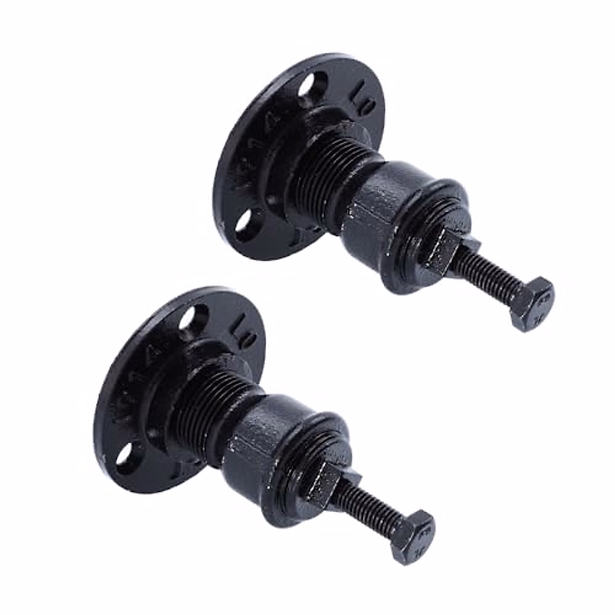 BETOOKY 2pcs Stair Bracket Staircase Brackets Handrail Holder Rail Support Bracket Wall Rail Bracket Railing Holder L Brackets for Shelves Handrail Bracket Metal Accessories Iron