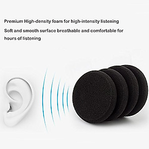 Synsen Replacement Foam EarPad Cushions for AKG K420 k430 k450 K403 K402 K412P K414 K24P K26P Sennheiser PX 90 Headphones (2 Pair / 4Pcs)
