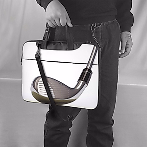 Golf Club Laptop Bag Slim Computer Bag Portable Shoulder Bag Laptop Case Cover For Woman Man 15.6 Inch