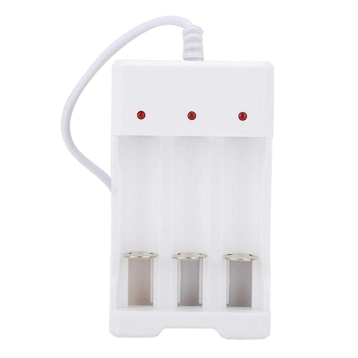 Portable Universal Rechargeable 3.6V Three Slots AA and AAA Battery Smart Charger