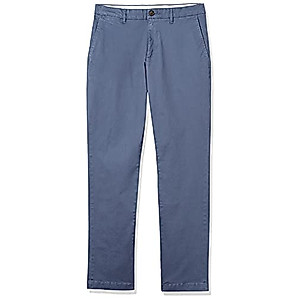 Amazon Essentials Men's Athletic-Fit Washed Comfort Stretch Chino Pant (Previously Goodthreads), Denim, 29W x 32L