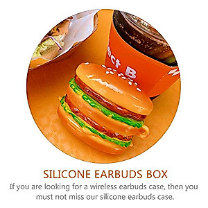 Earbuds Case Earpieces Protector Burger Box Compatile for Pro/ 3