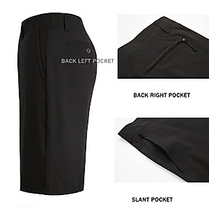 Men’s Hybrid Shorts Chino Golf Athletic Casual Quick Dry Walk Boardshort