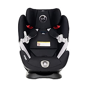 Cybex Gold Eternis S All in 1 Convertible Toddler Baby Infant Rear or Forward Facing Car Seat with SensorSafe, Pepper Black , 25.3x20x25.5 Inch (Pack of 1)