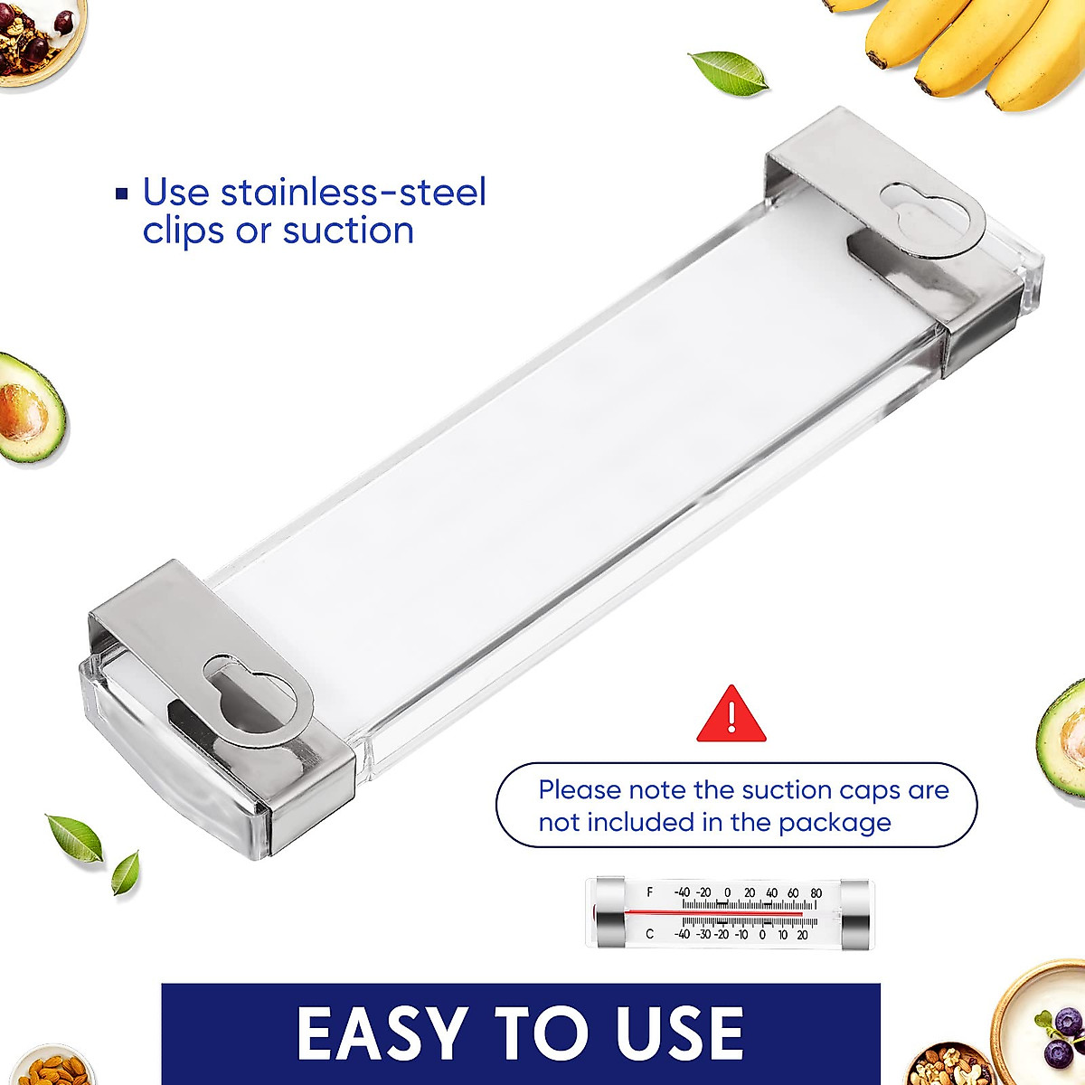 30 Pack Freezer Thermometer Cooler Hanging Fridge Thermometer Refrigerator Freezer Thermometer for Restaurant Home Kitchen Temperature Supplies