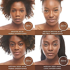 Mented Cosmetics Foundation Stick, Contour Stick, Or Concealer Stick for Dark Skin, Foundation for Black Women Makeup Stick, Dark Contour Stick, Stick Foundation Makeup Vegan and Cruelty Free, M30