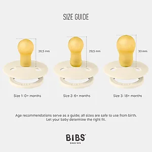 BIBS Pacifiers Colour Collection | Natural Rubber Baby Pacifier | Set of 2 BPA-Free Soothers | Made in Denmark | 18+ Months (Pack of 2) | Sage/Hunter Green