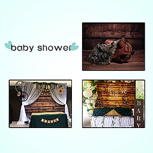 LFEEY 9x6ft Wood Backdrops for Photography Grunge Wood Vintage Worn Wooden Boards Background Seamless Wood Photo Background Wood Wall Birthday Baby Shower Photography Backdrops Photoshoot Studio Props