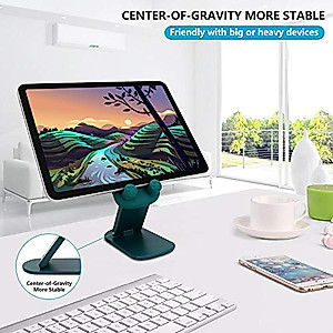 Cute Foldable Adjustable Cartoon Cell Phone Holder Stand for Desk ,Portable Universal Desk Phone Holder Stand Cradle Dock for All Mobile Smart Phones /Tablets( 4~10inch)/Kindles/Switch (Angry Bear)