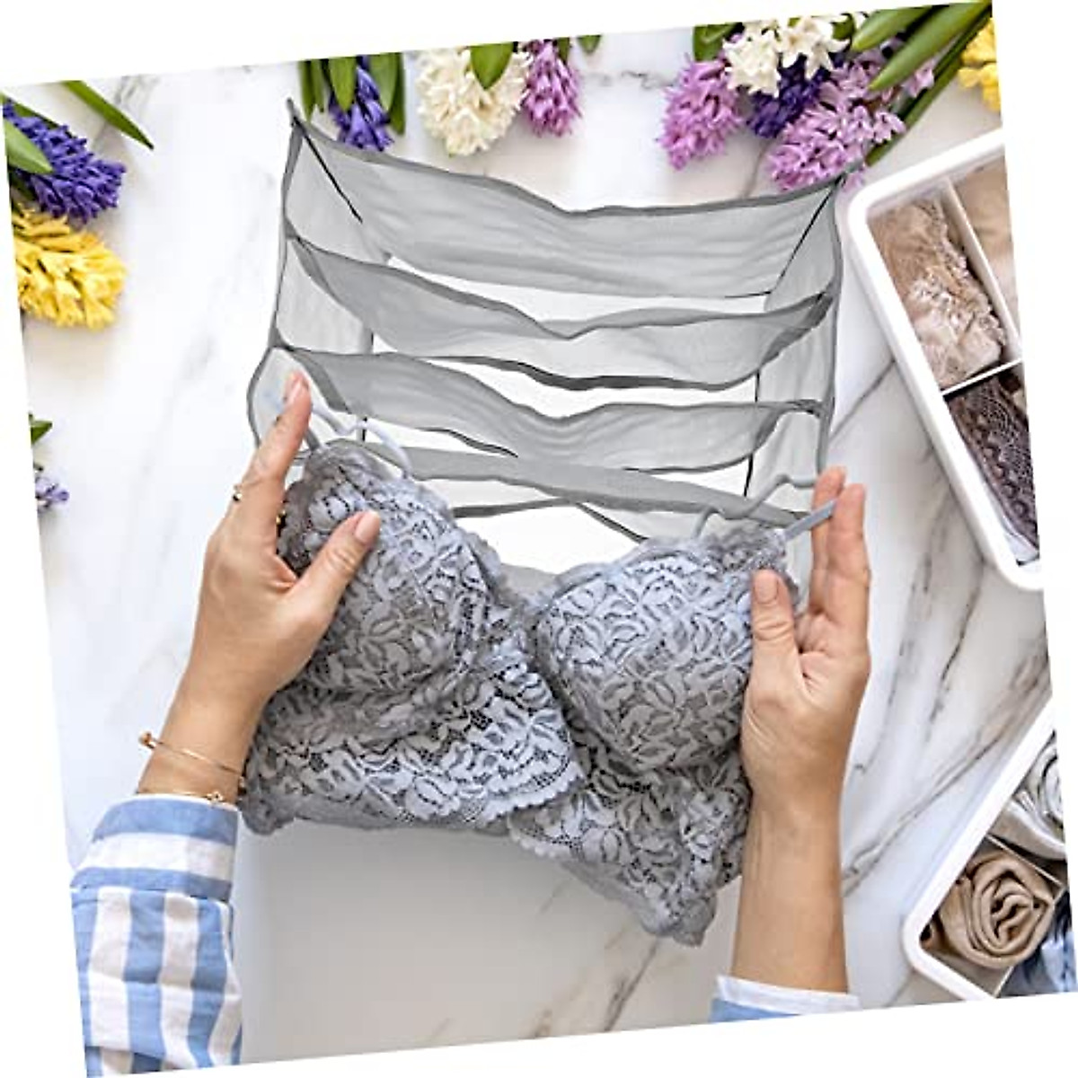 Cabilock 1pc Box Clothes Storage Box Sock Organizer Foldable Closet Storage Boxes Vanity Drawers Closet Drawers for Clothes Dressers for Closet Clothing Drawers Underwear Storage Box Tie