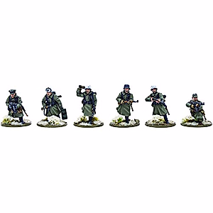 Bolt Action Winter German Grenadiers Infantry 1:56 WWII Military Wargamimg Plastic Model Kit
