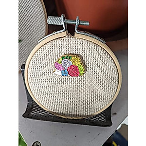 Floral Hedgehog Minder for Cross Stitch & Embroidery