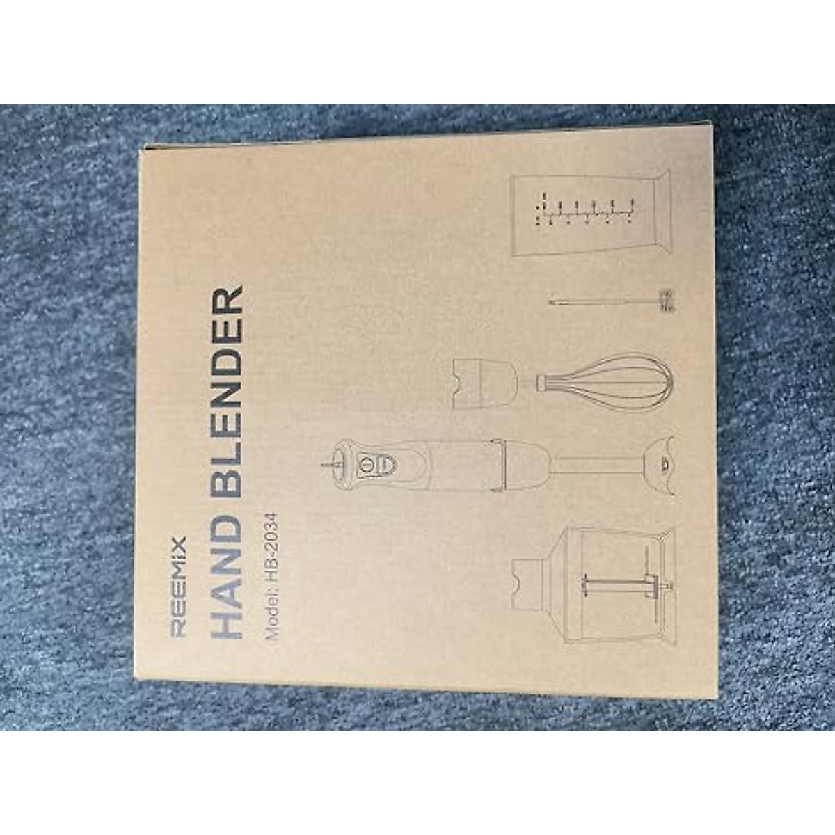 5-in-1 Hand Immersion Blender, 1000W Handheld Blender, Copper Motor Stainless Steel Blade Stick Blender, Mixing Beaker, Food Processor, Whisk, Milk Frother, for Smoothies Puree Baby Food (Black)