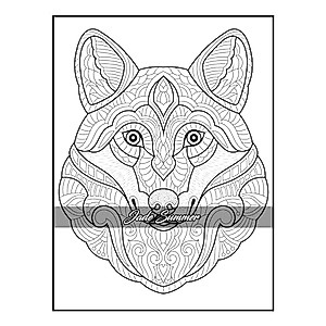 100 Animals: An Adult Coloring Book with Lions, Elephants, Owls, Horses, Dogs, Cats, and Many More!