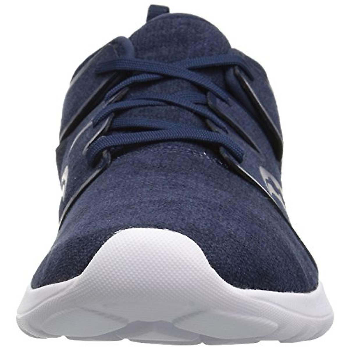 Saucony Women's Eros Lace Running Shoe, navy, 12 Medium US