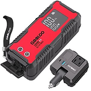 GOOLOO 180Wh Portable Power Station 50000mAh Power Bank With PD100W In/Out, Solar Generator 150W DC/120W AC, USB QC3.0 Mini Generator Portable LED Flashlight for Home Camping Emergency Use
