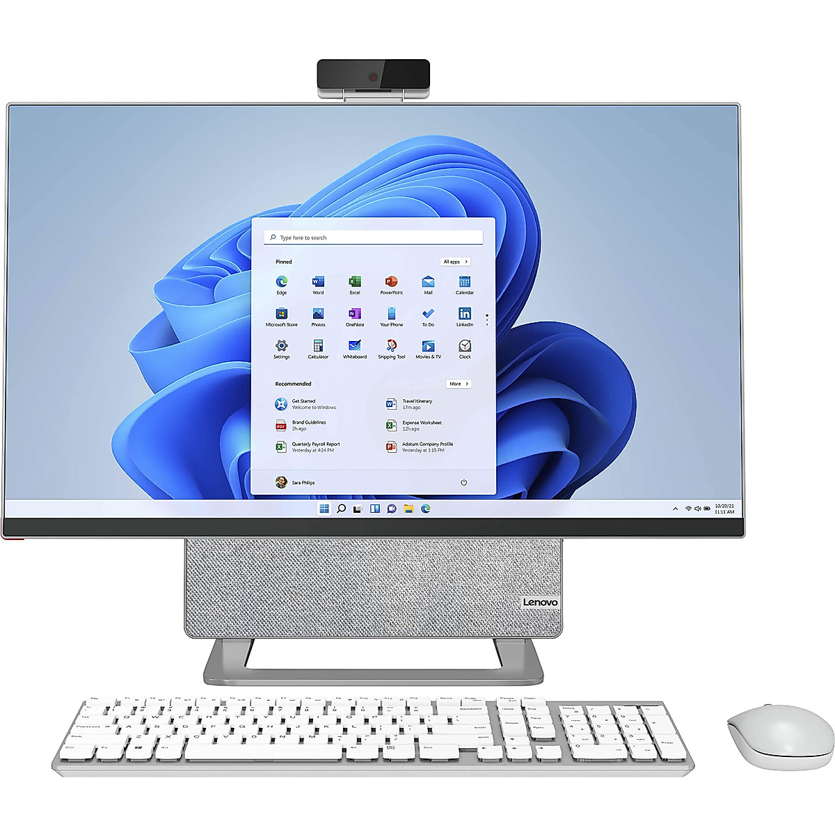 Lenovo Yoga 7 AiO 27 Touch 1TB SSD 64GB RAM Win 11 PRO (AMD Ryzen 7 Processor w/ 8 Cores and Max Boost 4.40GHz, 64 GB RAM, 1 TB SSD, 27" UHD Touchscreen, Win 11 PRO) Desktop All in One PC Computer 7i