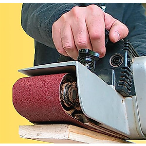 IVY Classic 43060 Flex-Abrasive 3-Inch x 21-Inch 36 Grit Extra Coarse Resin Cloth Aluminum Oxide Sanding Belt, 10-Pack