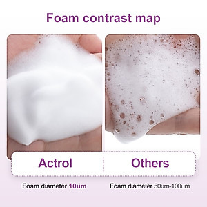 ACTROL Eyelash Shampoo Concentrate 100ml Lash Extensions Cleanser Concentrate Lavender Foaming Shampoo Paraben & Sulfate Free Wash for Extensions Lashes with Salon Home Care-Makes 60ml Bottles