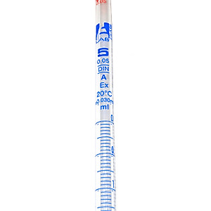 EISCO - Pipette Set with Pump. Set Includes 5.0ml Serological Pipette (Red), 10.0ml Serological Pipette, Green 10ml Pipette Pump