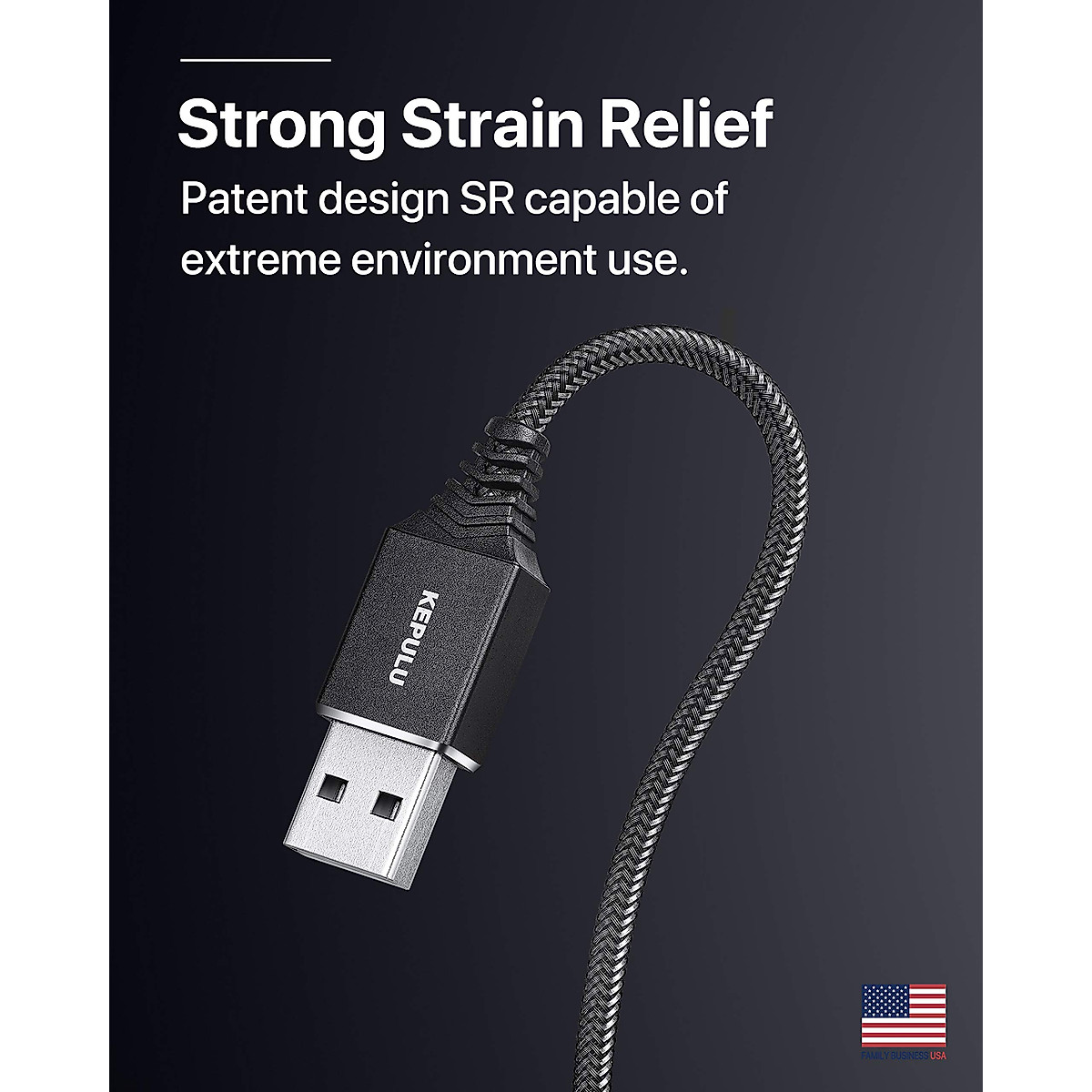 KEPULU USB Sound Card Audio Adapter, ProAudioLine [Strong-Braided 24-Bit 96KHz Chip ] USB Headset Headphone Microphone Adapter, External USB to 3.5mm TRS 3-Pin Mic/Audio Splitter Jack, Stereo Sound