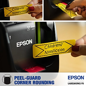 LABELWORKS Epson LW-PX800 Industrial Wireless Label Maker - Desktop Label Printer Compatible with Large Variety of Tape Types