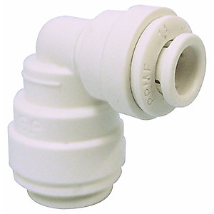 John Guest Speedfit PP211208W 3/8OD - 1/4OD Reducing Elbow, 10-Pack