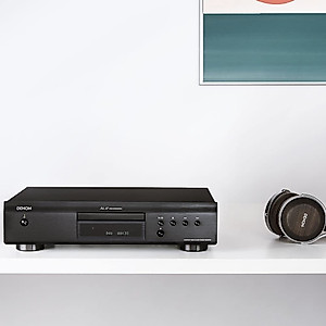Denon DCD-600NE Compact CD Player in a Vibration-Resistant Design | 2 Channels | Pure Direct Mode | Pair with PMA-600NE for Enhanced Sound Quality | Black