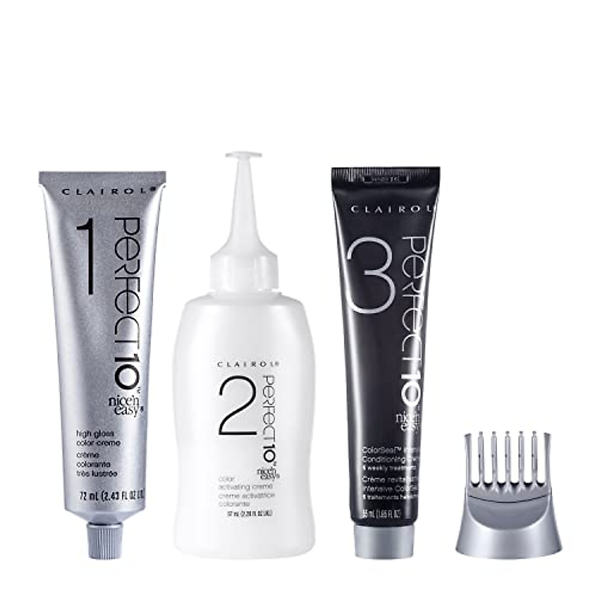 Clairol Nice'n Easy Perfect 10 Permanent Hair Dye, 5 Medium Brown Hair Color, Pack of 1