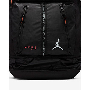 Nike Jordan PSG Paris Saint Germain Backpack (Black, Large)