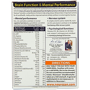 Vitabiotics Neurozan Capsules 30 Capsules