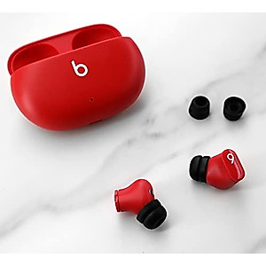 6 Pairs Double Flange Compatible with Beats Fit Pro Ear Tips Buds, S/M/L 3 Size Replacement Noise Reduce Silicone Wing Eartips Earbuds Earplug Fit in Case for Beat Fit Pro - Black