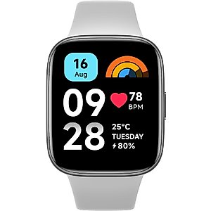 Xiaomi Redmi Watch 3 Active Smart Watch Fitness Tracker with 100 Sport Modes, Blood Oxygen Heart Rate Sleep Monitor, Bluetooth Phone Call Watch for iPhone Android, Grey