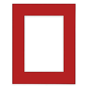 Craig Frames B550 Pre-Cut Mat Board for 19x27 Print, 24x32, Cardinal Red