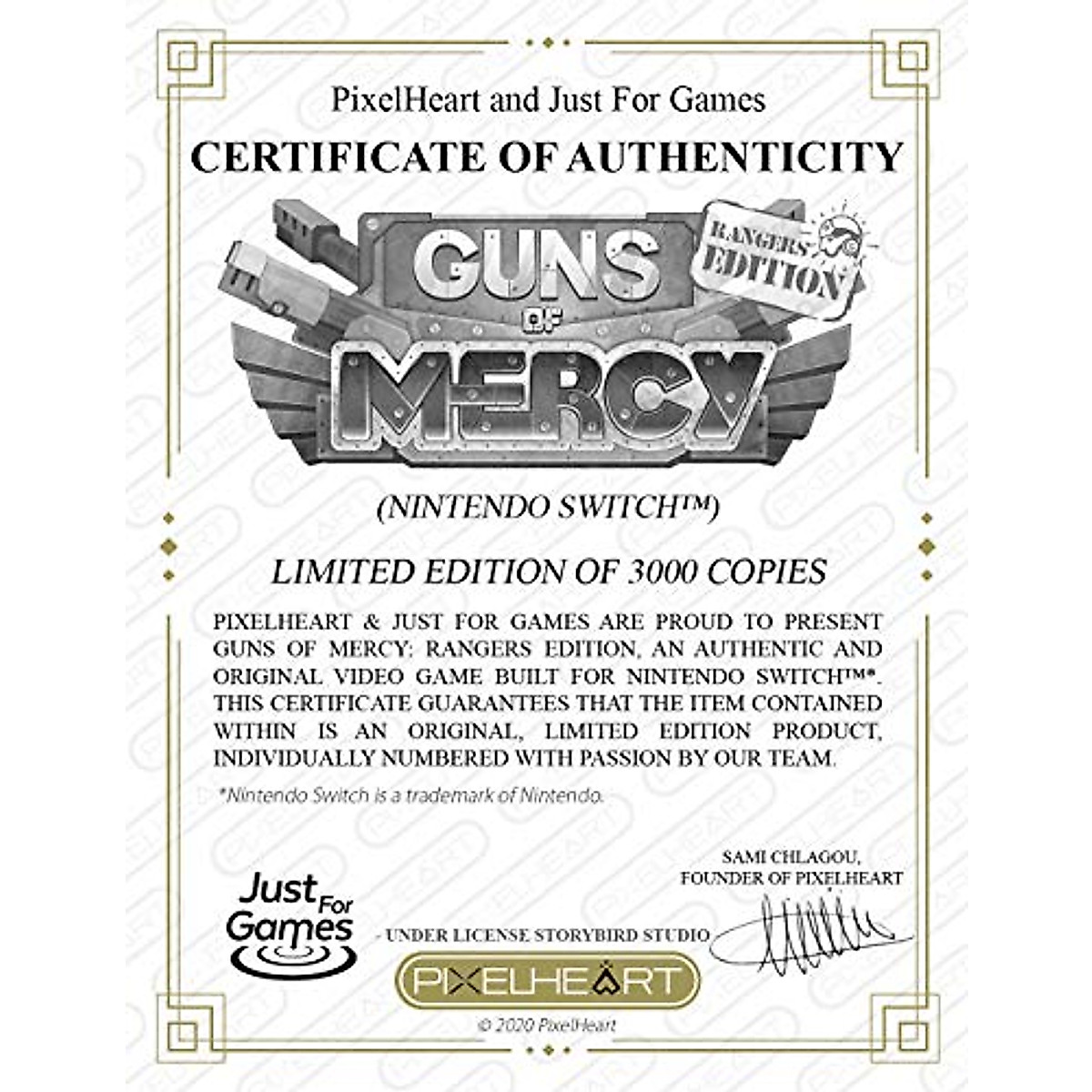 Guns Of Mercy Rangers - Edition Just Limited Switch