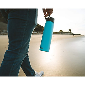 MIRA Stainless Steel Water Bottle - Hydro Vacuum Insulated Metal Thermos Flask Keeps Cold for 24 Hours, Hot for 12 Hours - BPA-Free One Touch Spout Lid Cap - 24 oz (710 ml) Rose Pink