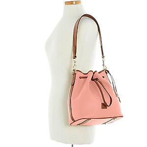 Dooney & Bourke Handbag, Pebble Grain Drawstring - Pale Pink