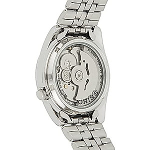 Seiko Men's SNK361 Stainless Steel Analog with Black Dial Watch