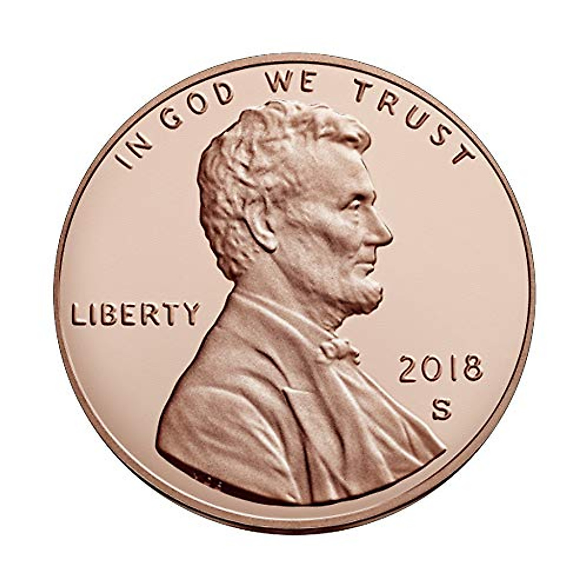 Lincoln Penny One Cent Coin Copper USA PopSockets PopGrip: Swappable Grip for Phones & Tablets