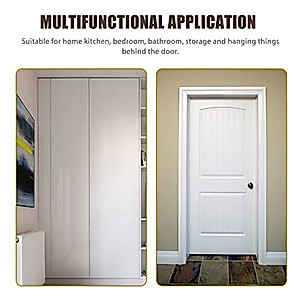 DOITOOL 4pcs Door Hook Kid Hangers Wall Mounted Key Holder Black Coat Hooks Black Cat Key Hook Shower Towel Hook Kitchen Cabinet Hook Door Mount Coat Hook Over Door Coat Rack Hanger Hooks