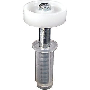 Prime-Line N 6703 7/8 In. Nylon Bi-Fold Closet Spring-Loaded Top Roller Guide (2 Pack)
