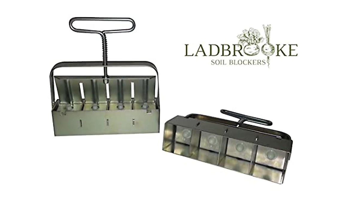 Ladbrooke Mini 4 Soil Block Maker - Ideal for Seed Starting