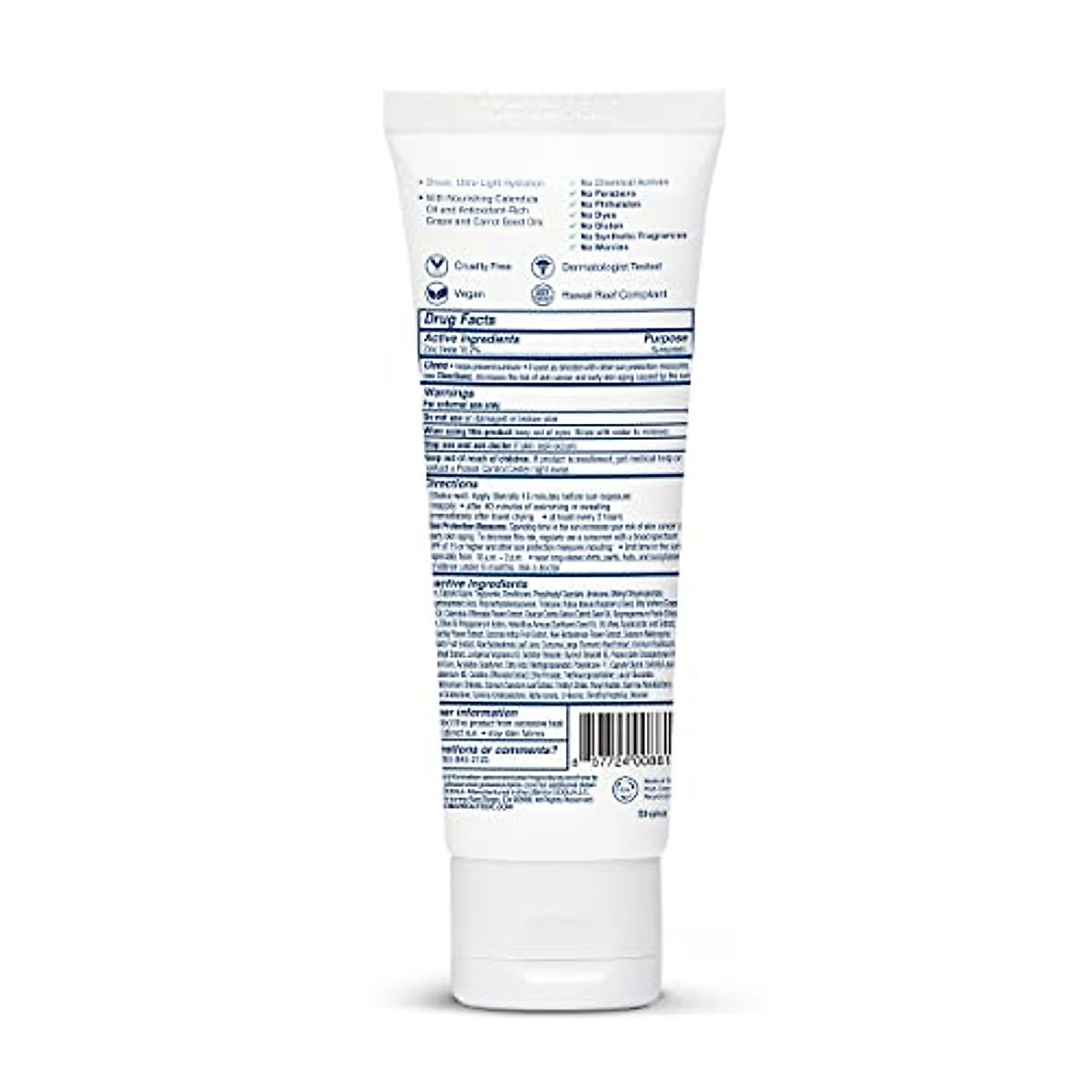 Bare Republic Mineral Gel Sunscreen SPF 30 Sunblock Body Lotion, Light and Hydrating Skin Care, 4 Fl Oz